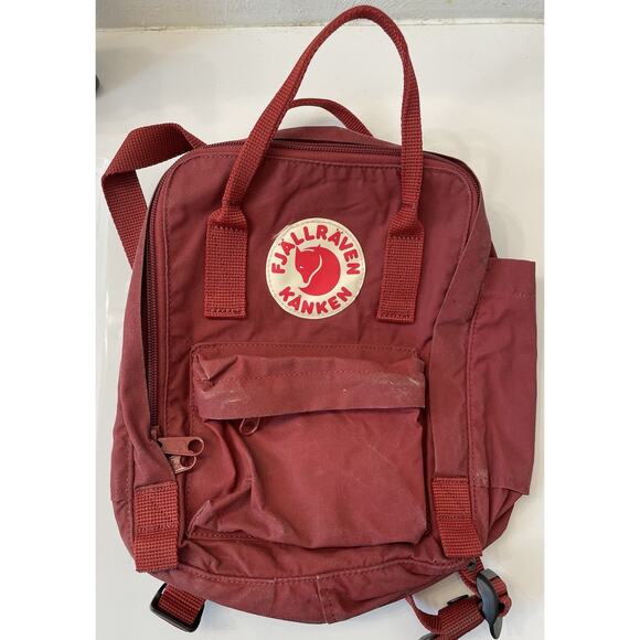Fjallraven | Bags | Fjallraven Kanken Mini Backpack Ox Red Utility ...